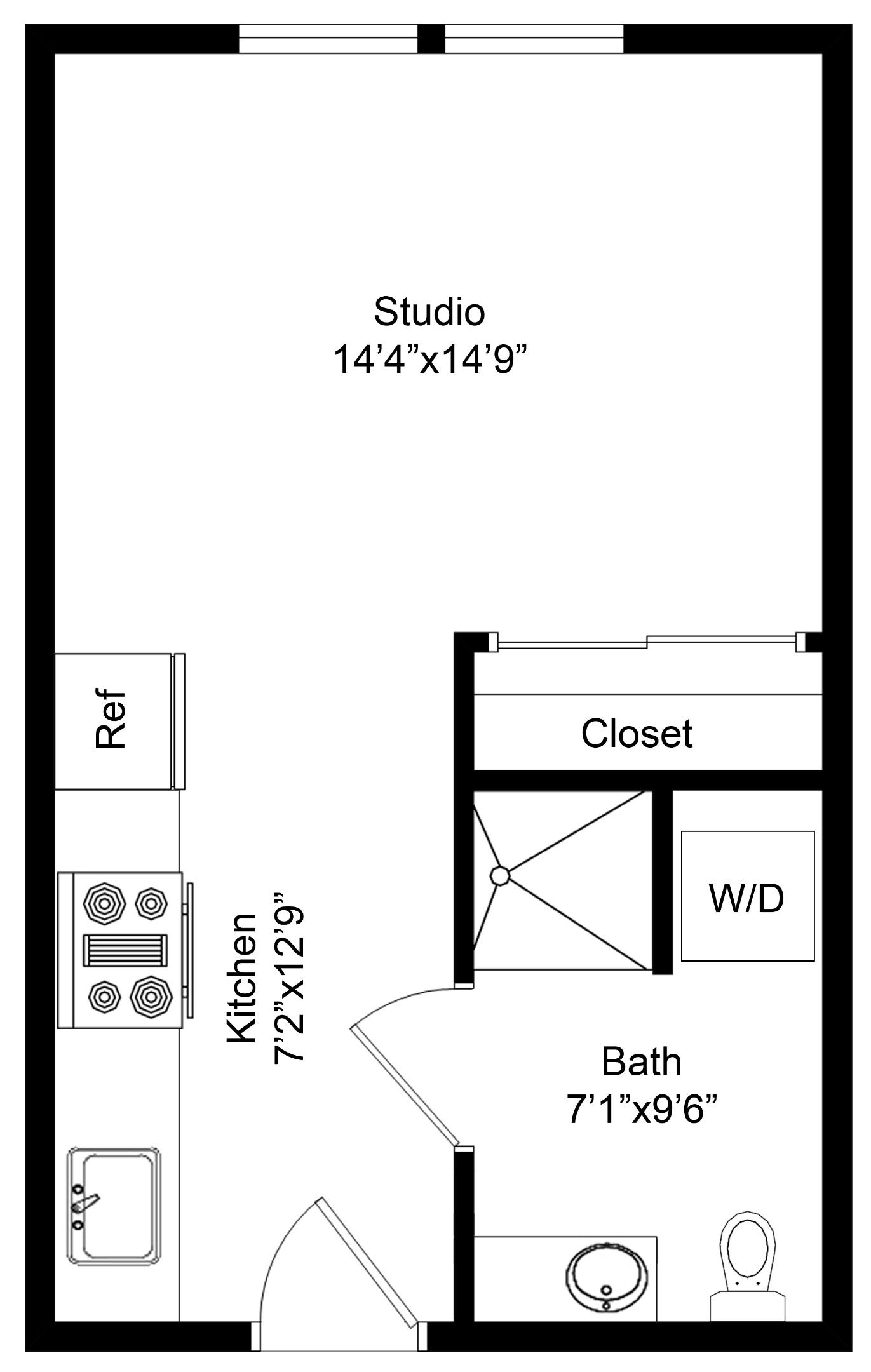 Floorplans | Studio, 1 & 2 Bedroom Apartments in Everett | Nimbus
